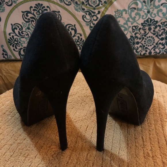 Brash | Shoes | Black Suede High Heels | Poshmark